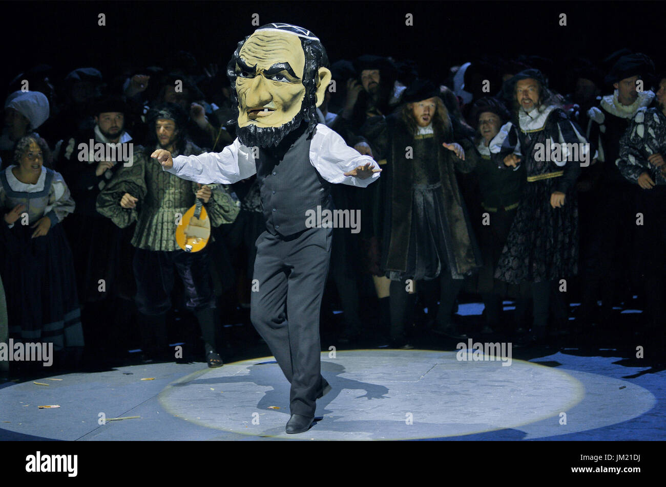 HANDOUT - A handout picture shows the photo rehearsal of 'Die ...