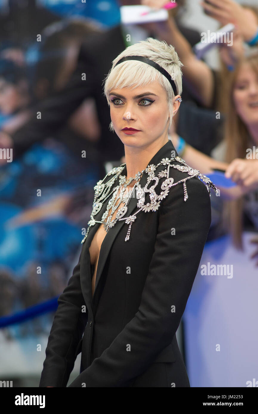 London, UK. Cara Delevingne at the 'Valerian And The City Of A Thousand ...