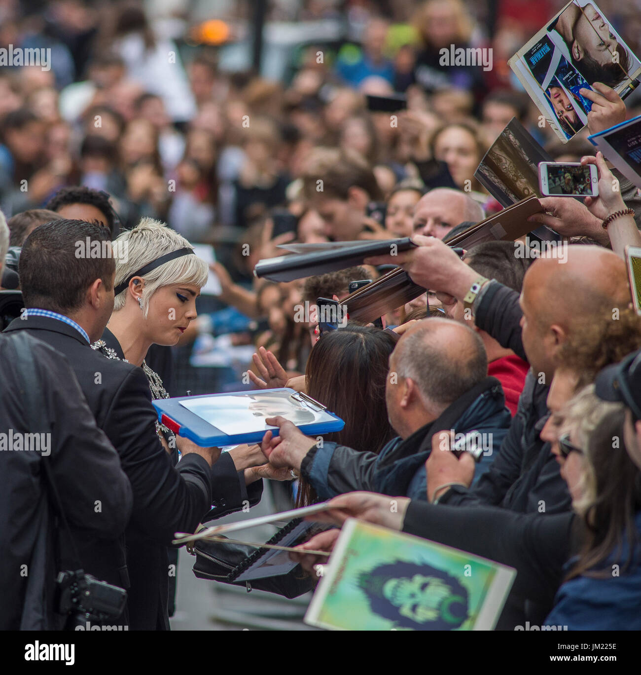 London, UK. Cara Delevingne at the 'Valerian And The City Of A Thousand ...