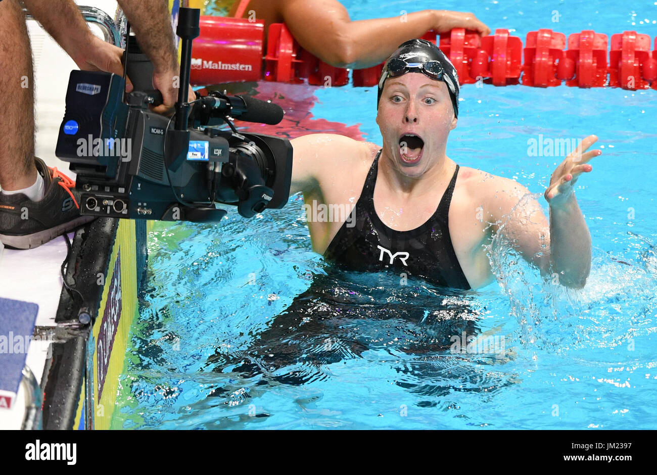 Budapest, Hungary. 25th July, 2017. dpatop - Lilly King of the USA ...