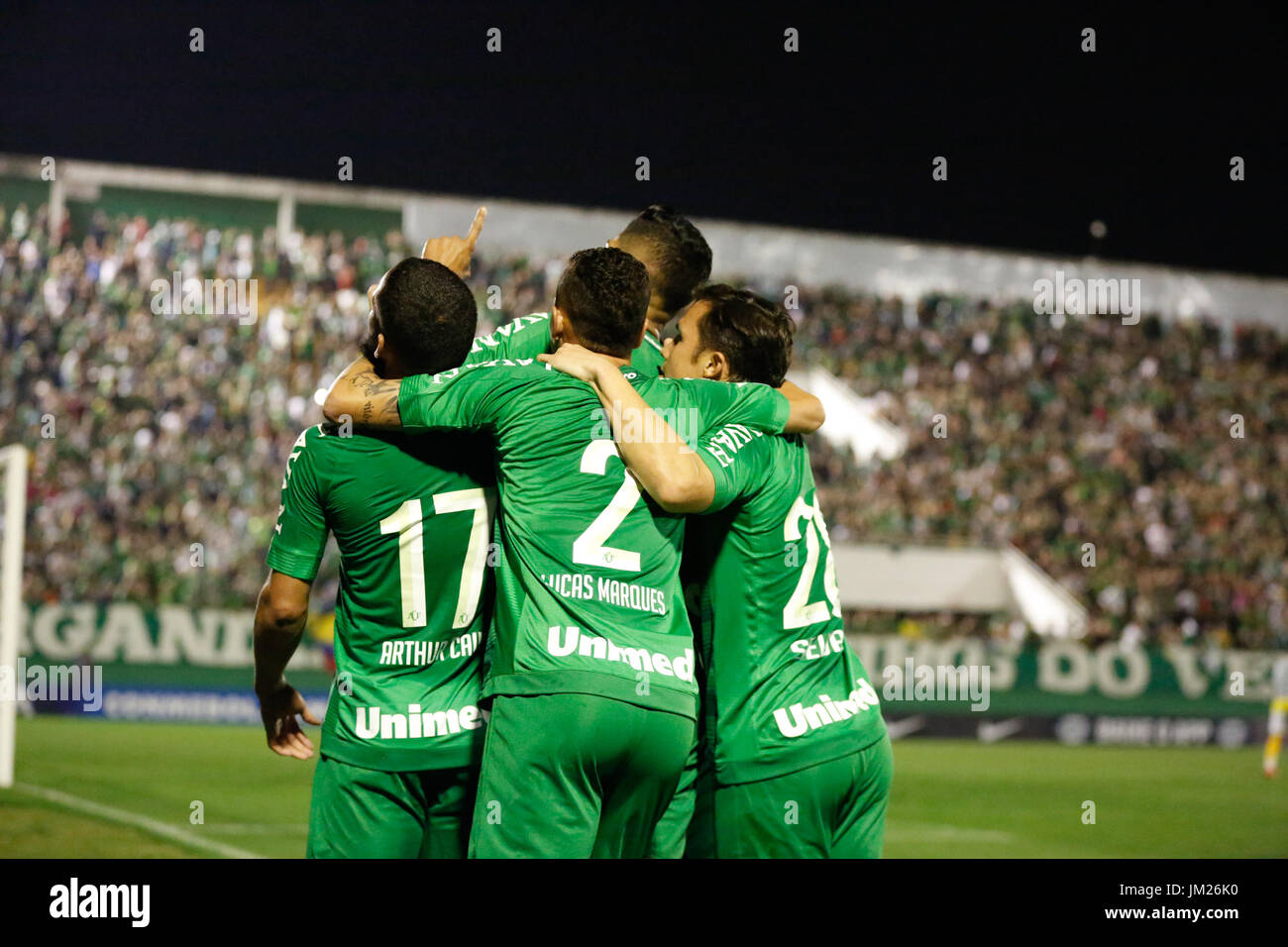 CHAPEC', SC - 25.07.2017: CHAPECOENSE X DEFENSE AND JUSTICE - Players ...