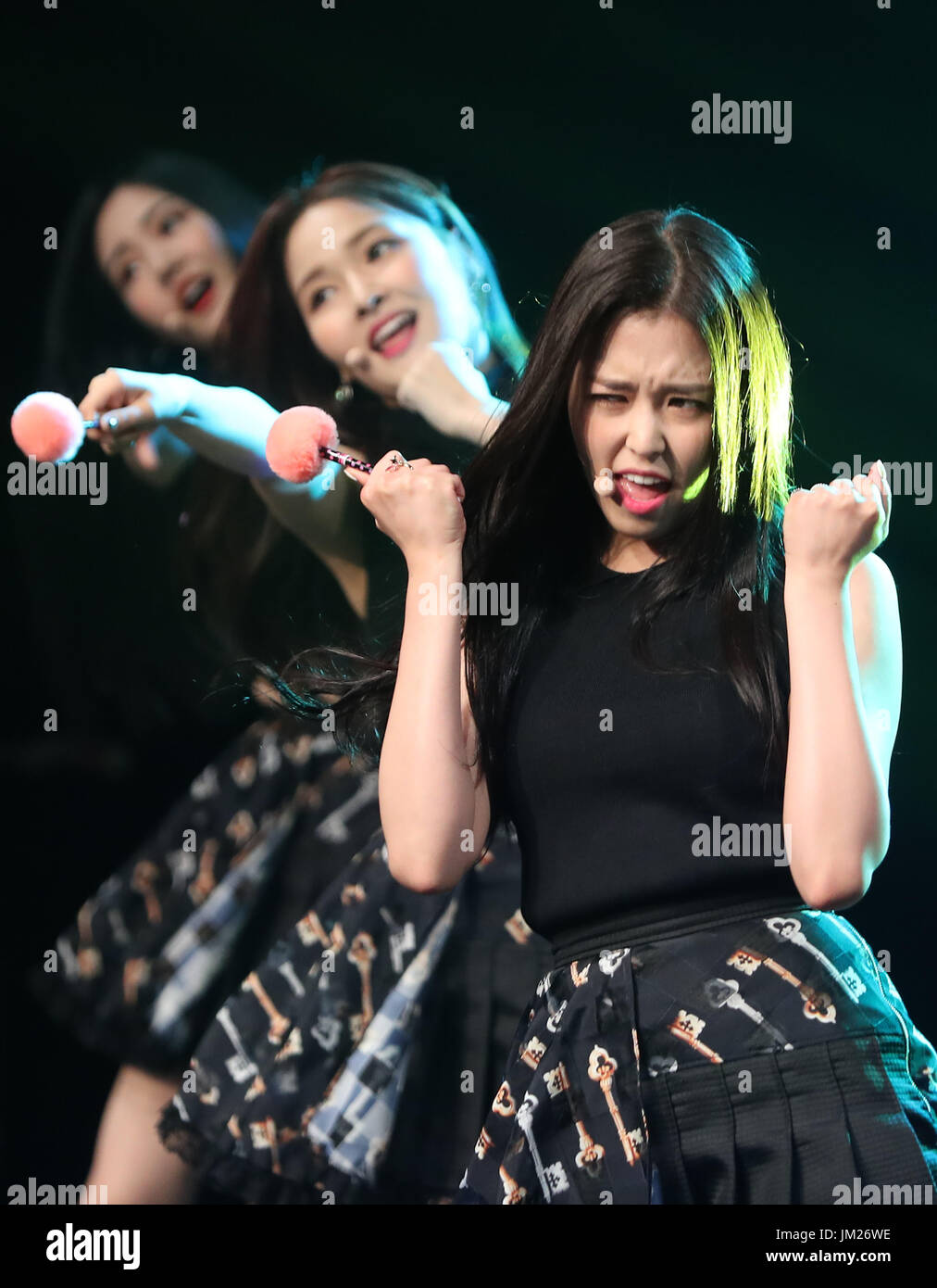 S. Korean girl group P.O.P South Korean girl group P.O.P performs ...