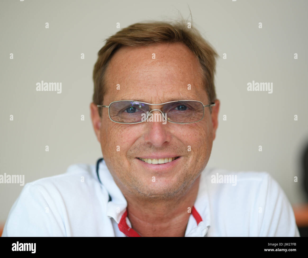 Gerd Alexander Unglaube pictured in his practice in Frankfurt am Main ...