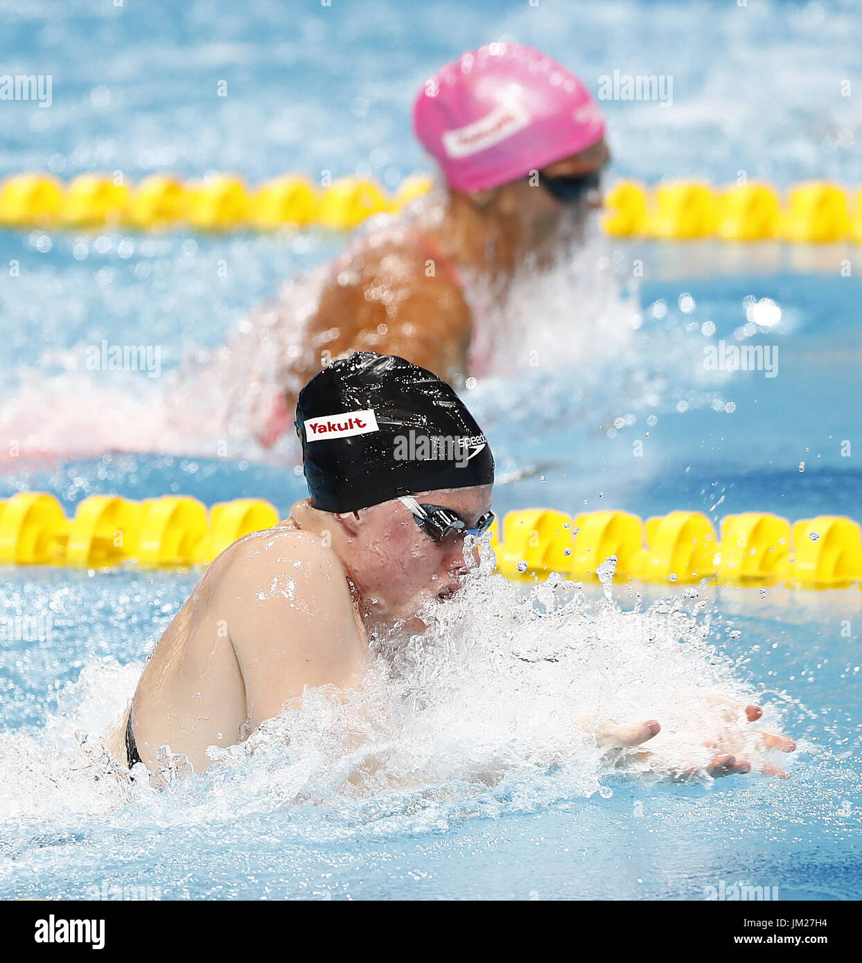 Budapest. 25th July, 2017. Lilly King(front) of the United States ...