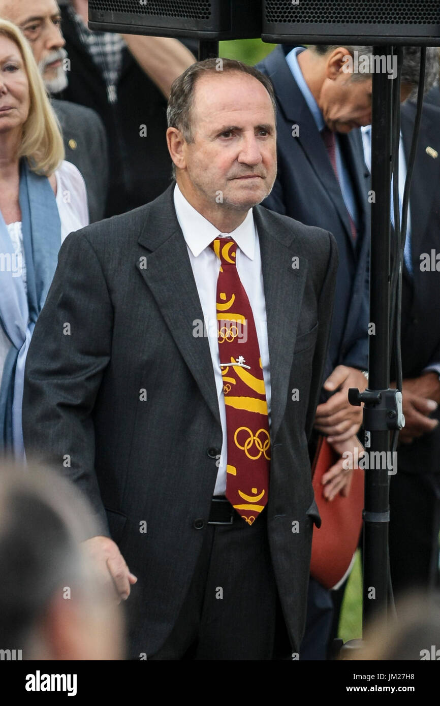 Barcelona, Spain. 25th July, 2017. during the 25th anniversary of the Olympic and Paralympic ...