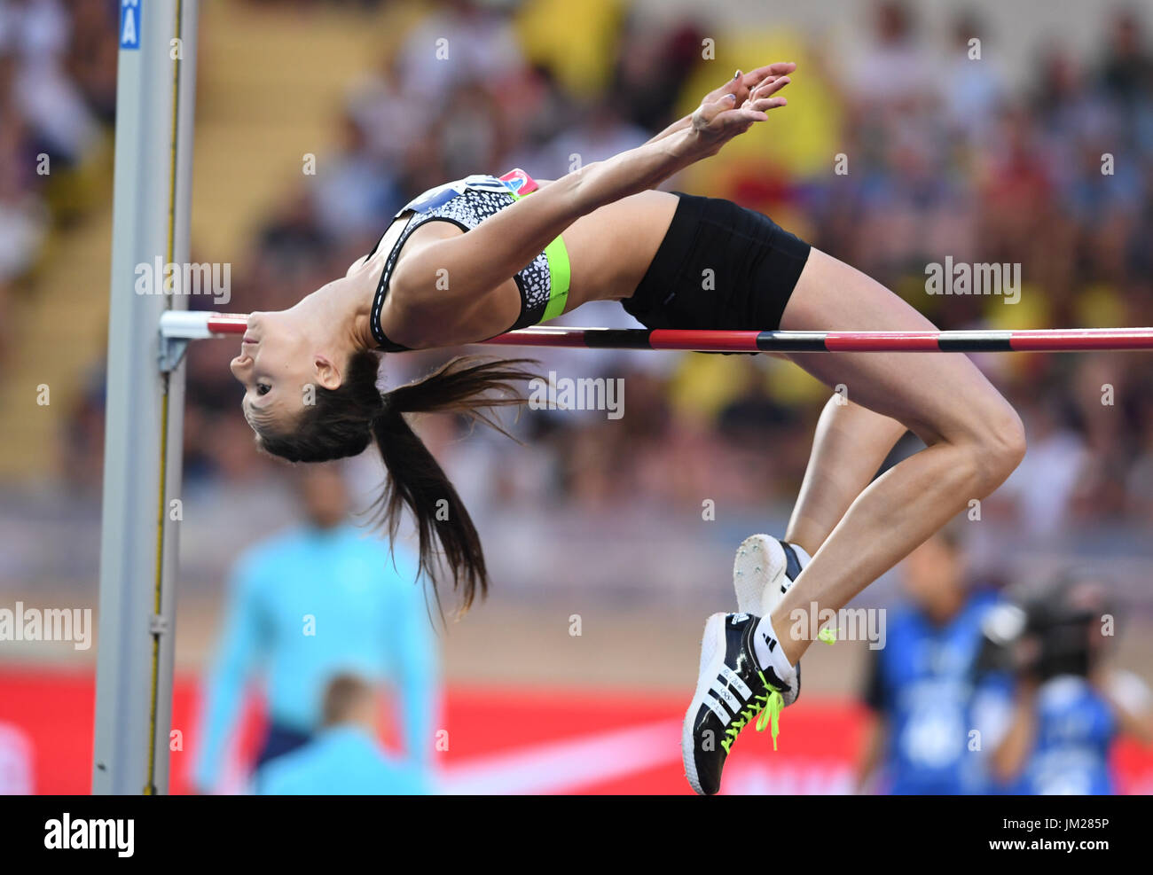 Marusa Cernjul (SLO) ties for fourth in the women's high jump at 6-0 3/ ...