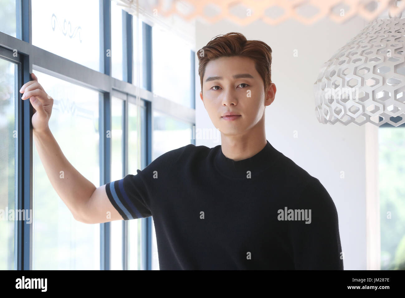 Actor Park Seo-jun South Korean actor Park Seo-jun poses for the camera before an interview with ...