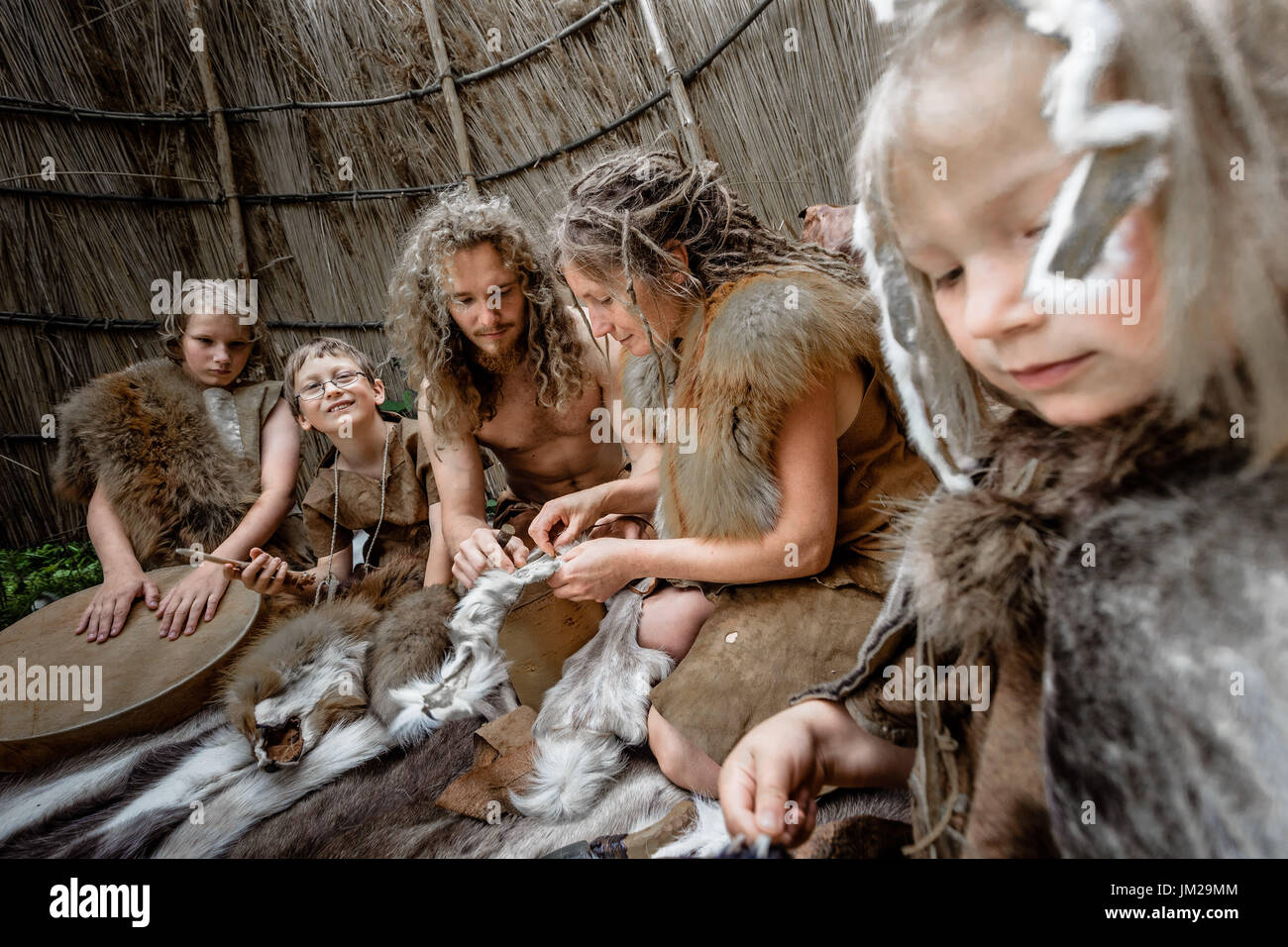 Mesolithic hut hi-res stock photography and images - Alamy