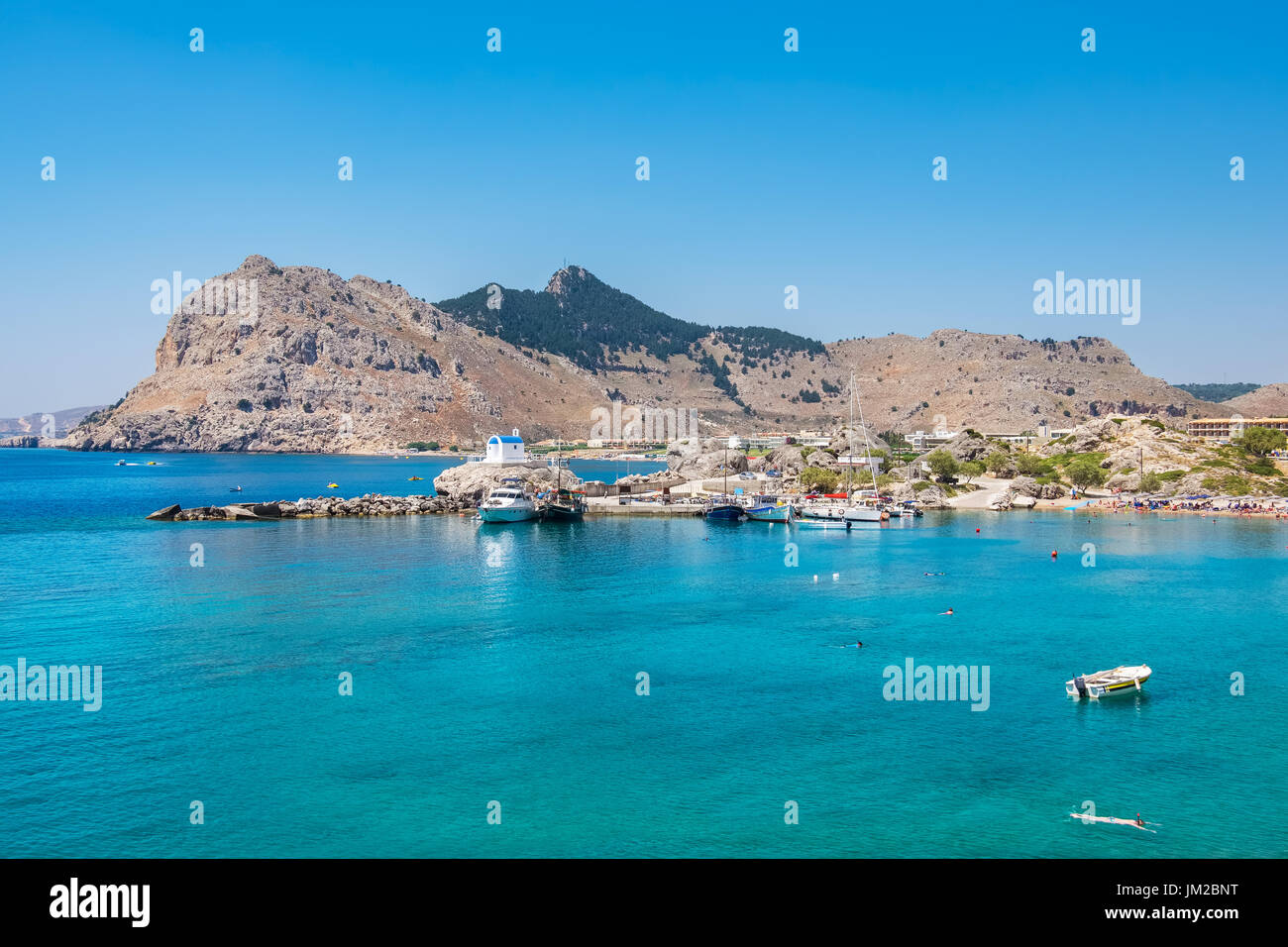 Kolymbia harbour hi-res stock photography and images - Alamy