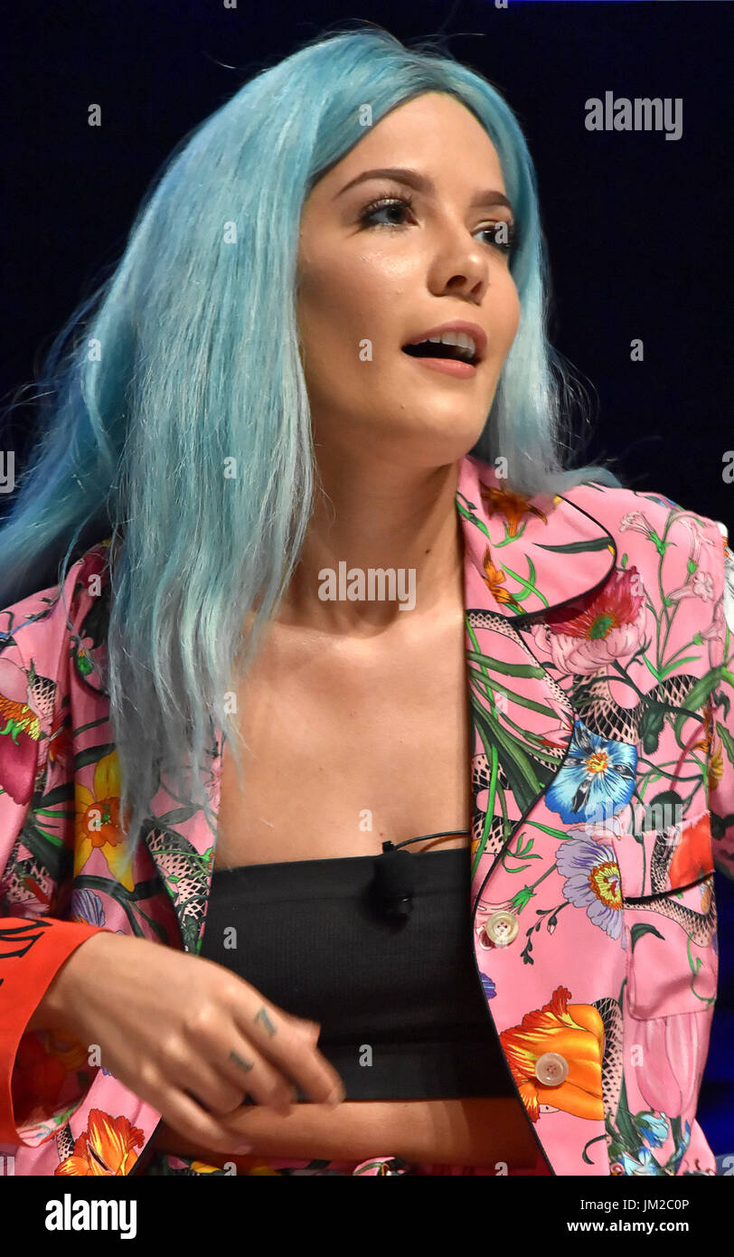 Halsey speaks at the 2017 Cannes Lions International Festival of ...
