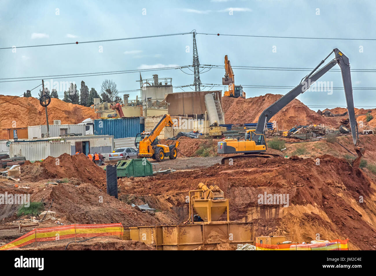 Paving a new road Stock Photo - Alamy