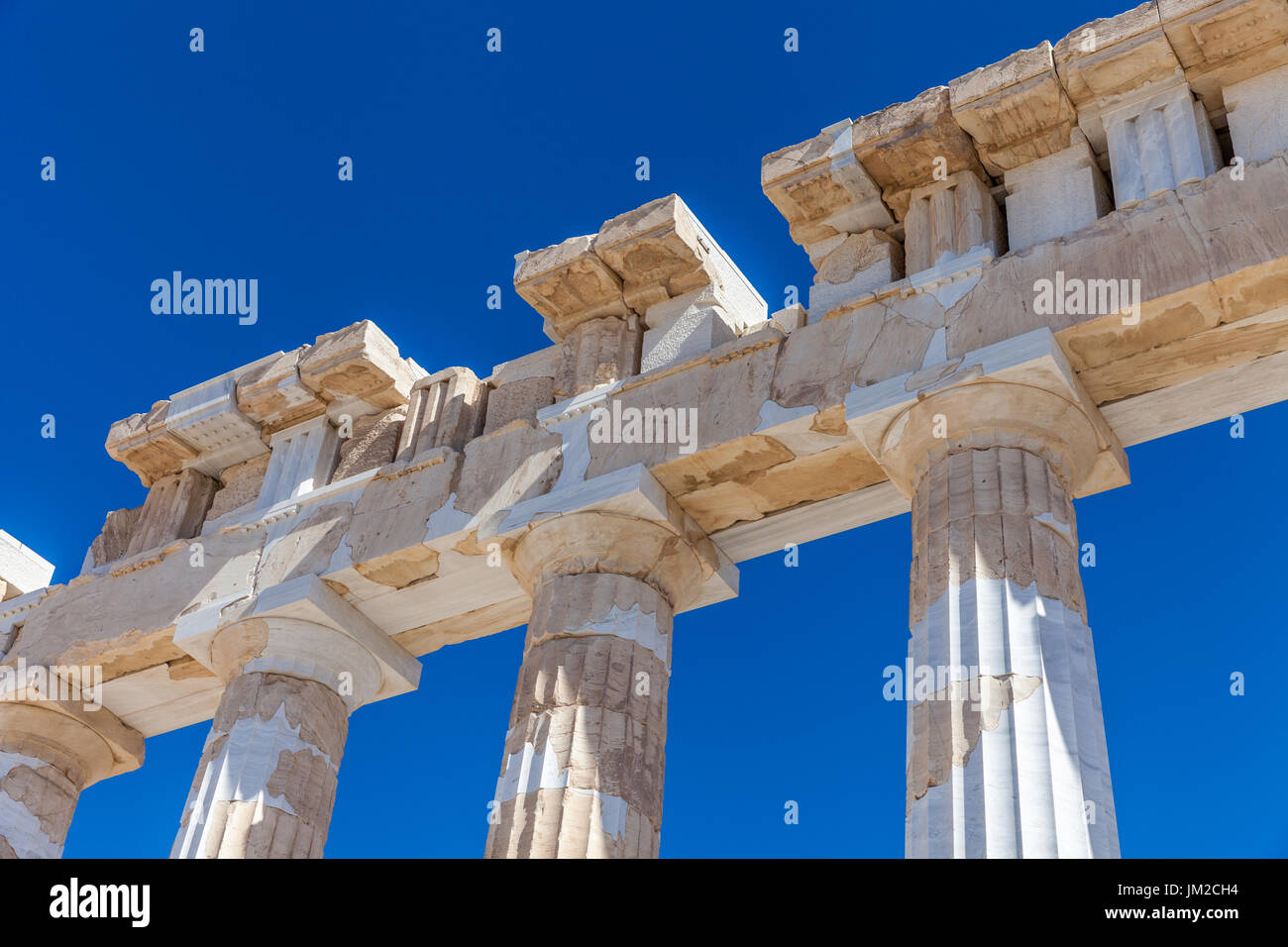 Detail of Parthenon in Acropolis, Athens Stock Photo - Alamy