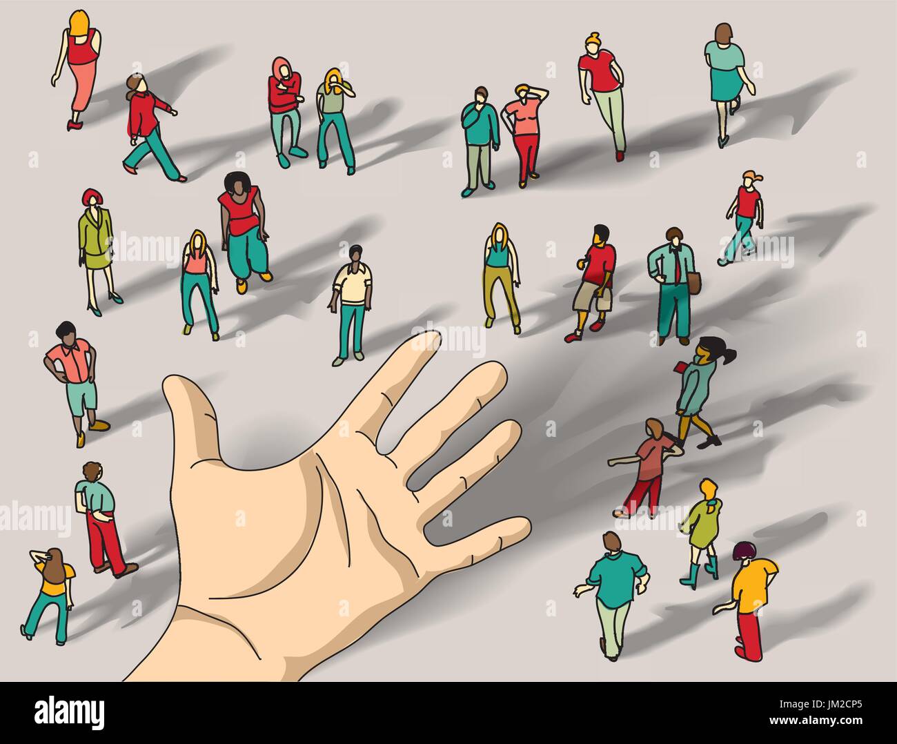 Job offer illustration Stock Vector Images - Alamy