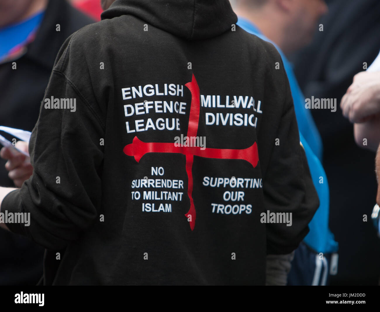 Far Right group EDL (English Defence League) hold march in Central ...