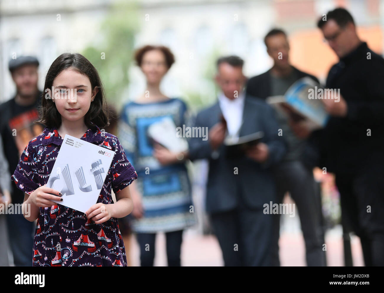 Grace Cahill, 8, who stars in 'Girl Song' along with artists and ...