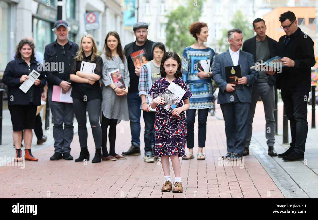 Grace Cahill, 8, who stars in 'Girl Song' along with artists and ...