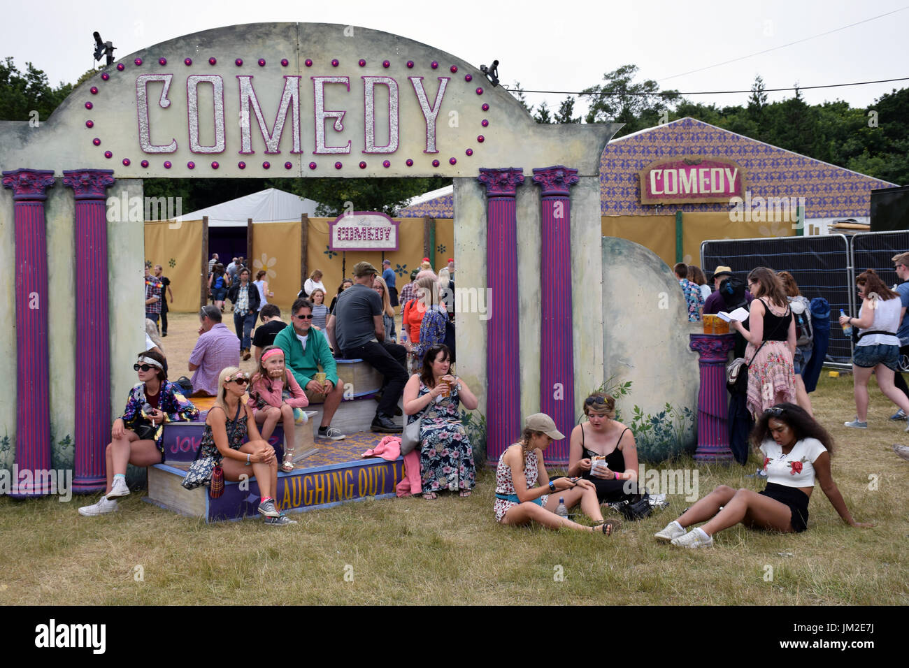 Comedy tent hi-res stock photography and images - Alamy