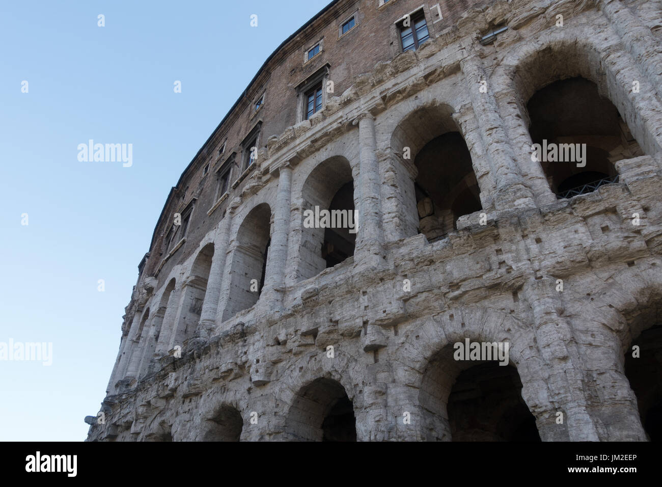 Apolo's Temple and Marcello's theater - Amazing Rome, Italy Stock Photo ...