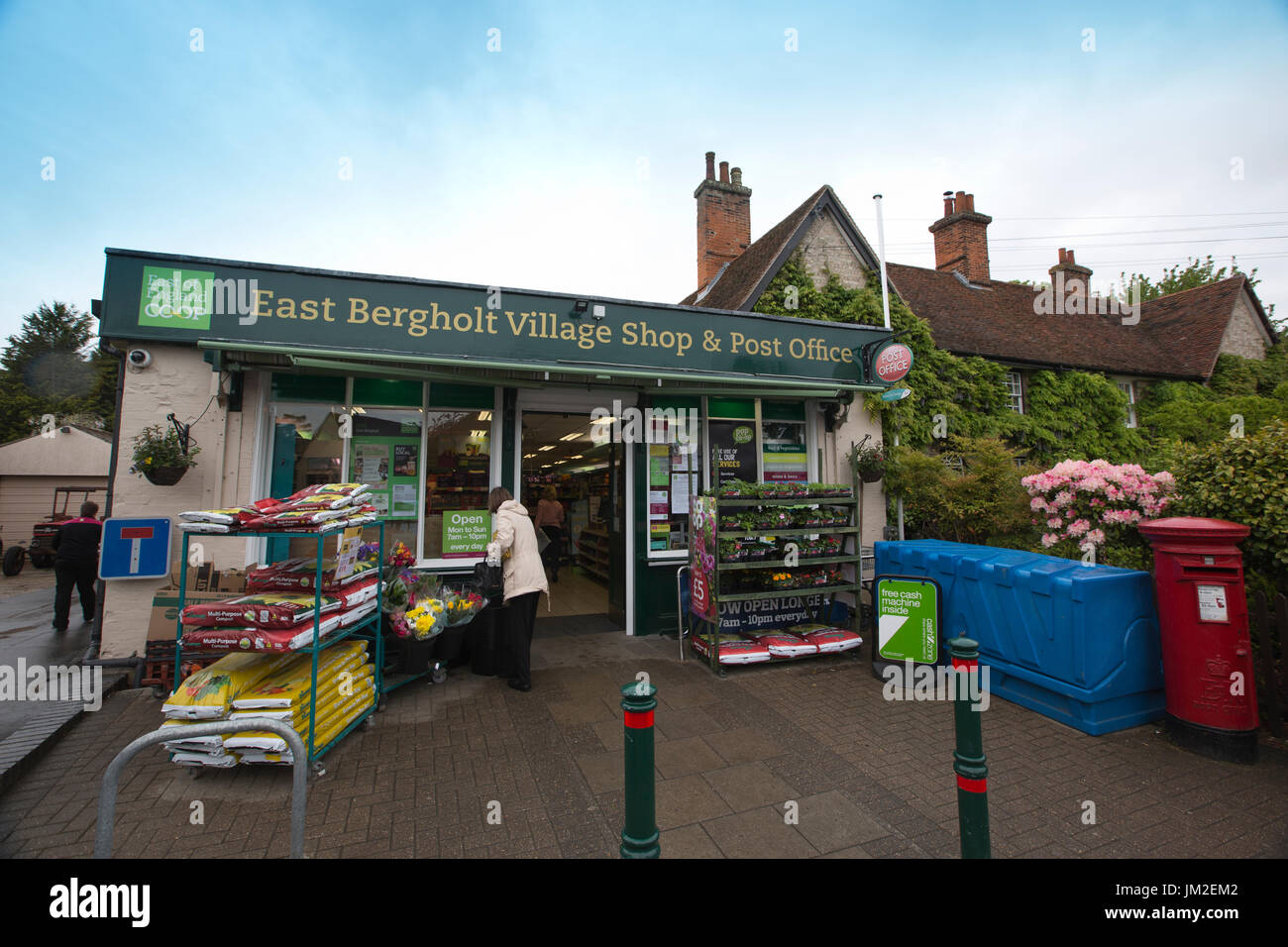 East Bergholt village, Suffolk, birthplace of painter John Constable, Babergh district, Stour ...