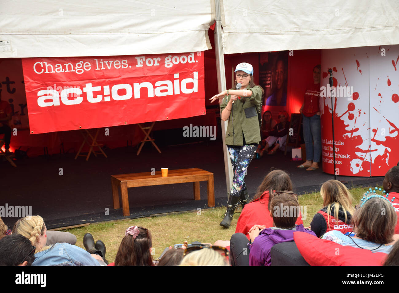 Latitude Festival 2017, Henham Park, Suffolk, UK. Aisling Bea, Irish ...