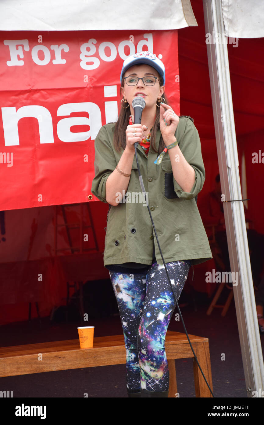 Latitude Festival 2017, Henham Park, Suffolk, UK. Aisling Bea, Irish ...