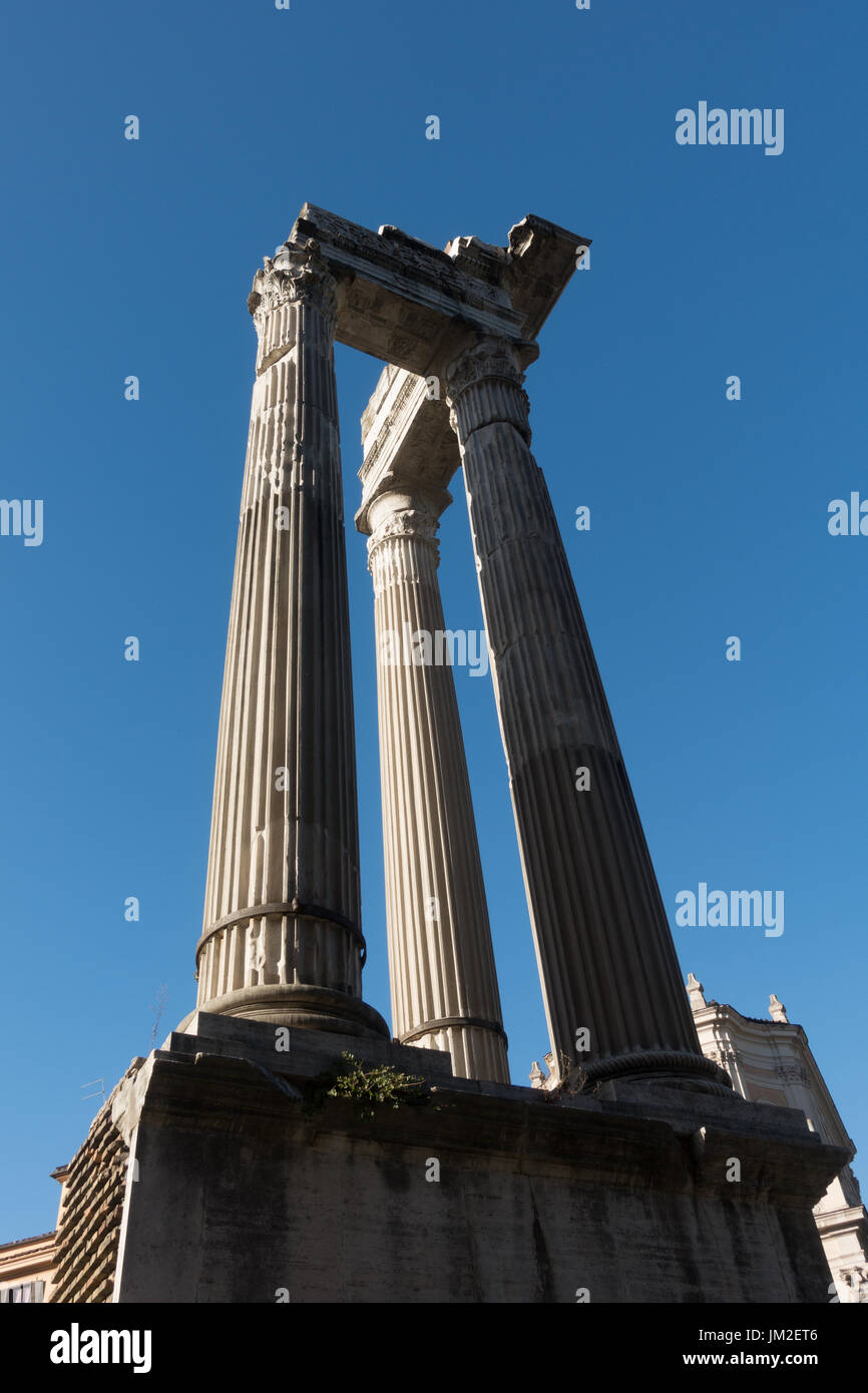 Apolo's Temple and Marcello's theater - Amazing Rome, Italy Stock Photo ...