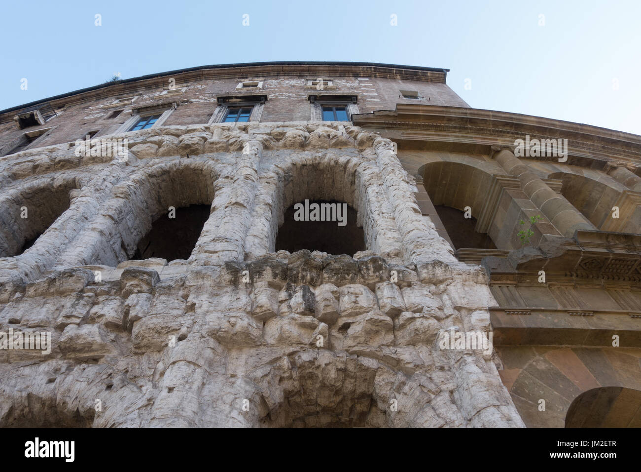 Apolo's Temple and Marcello's theater - Amazing Rome, Italy Stock Photo ...