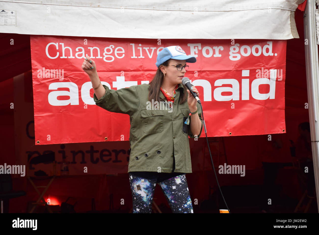 Latitude Festival 2017, Henham Park, Suffolk, UK. Aisling Bea, Irish ...