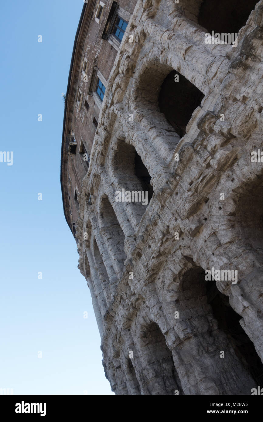 Apolo's Temple and Marcello's theater - Amazing Rome, Italy Stock Photo ...