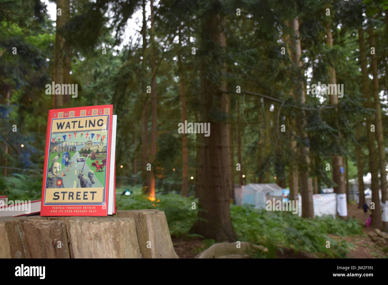 Latitude Festival 2017, Henham Park, Suffolk, UK. Watling Street book ...