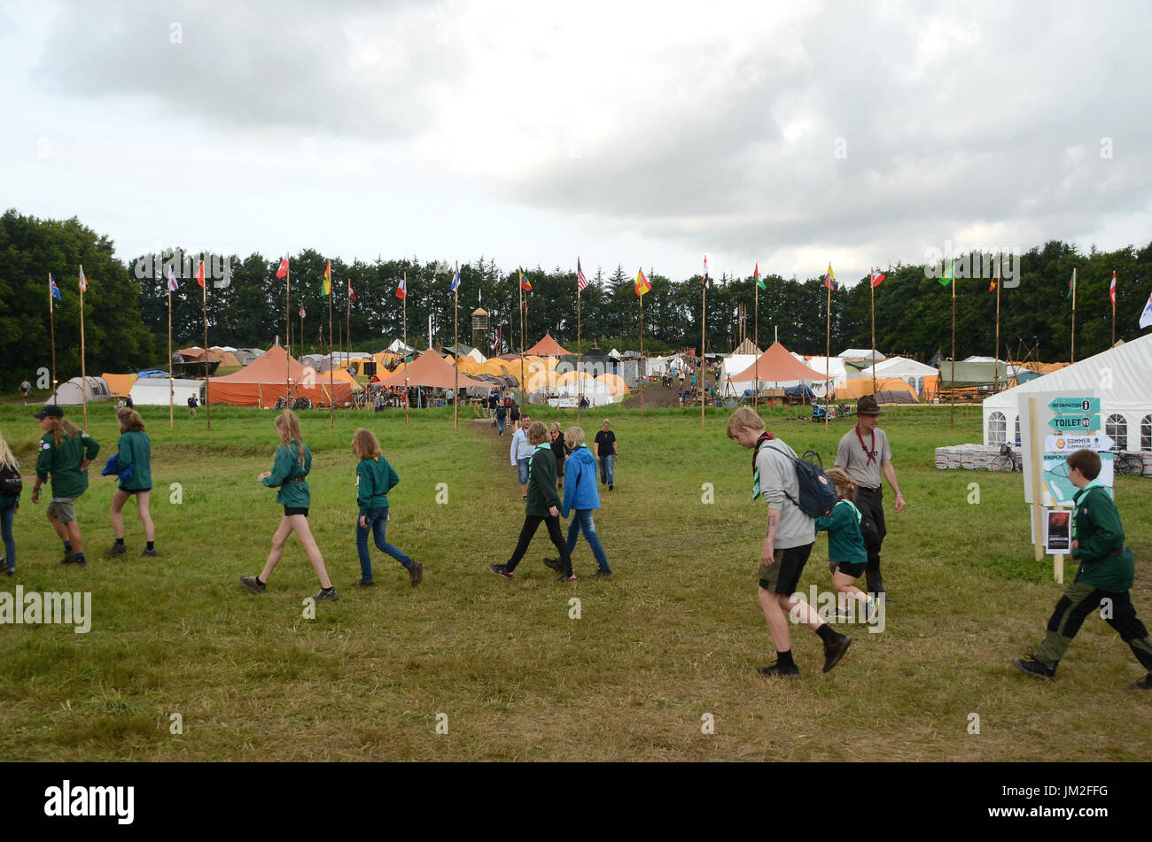 Spejdernes lejr hi-res stock photography and images - Alamy