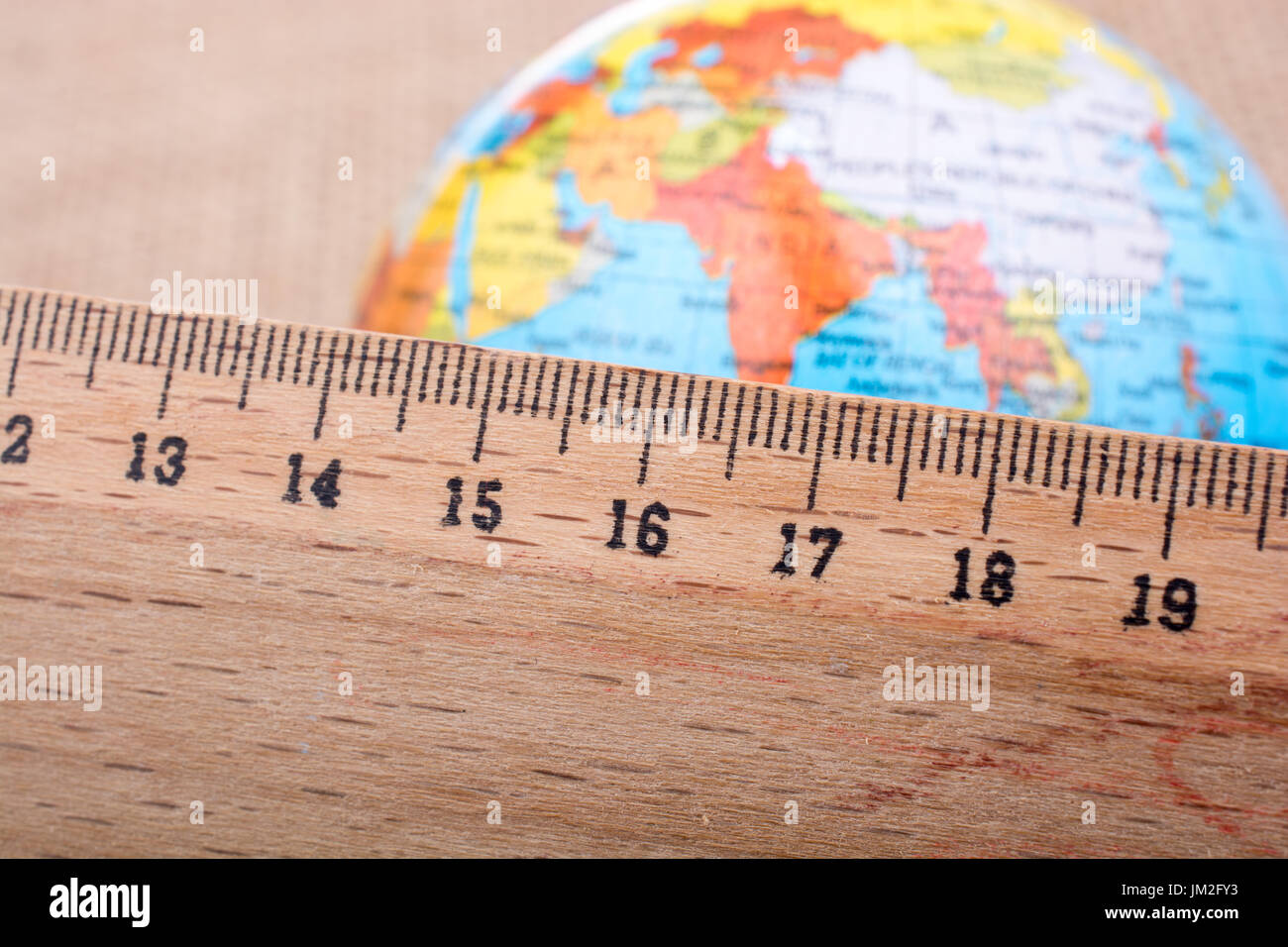 Map globe travel ruler hi-res stock photography and images - Alamy