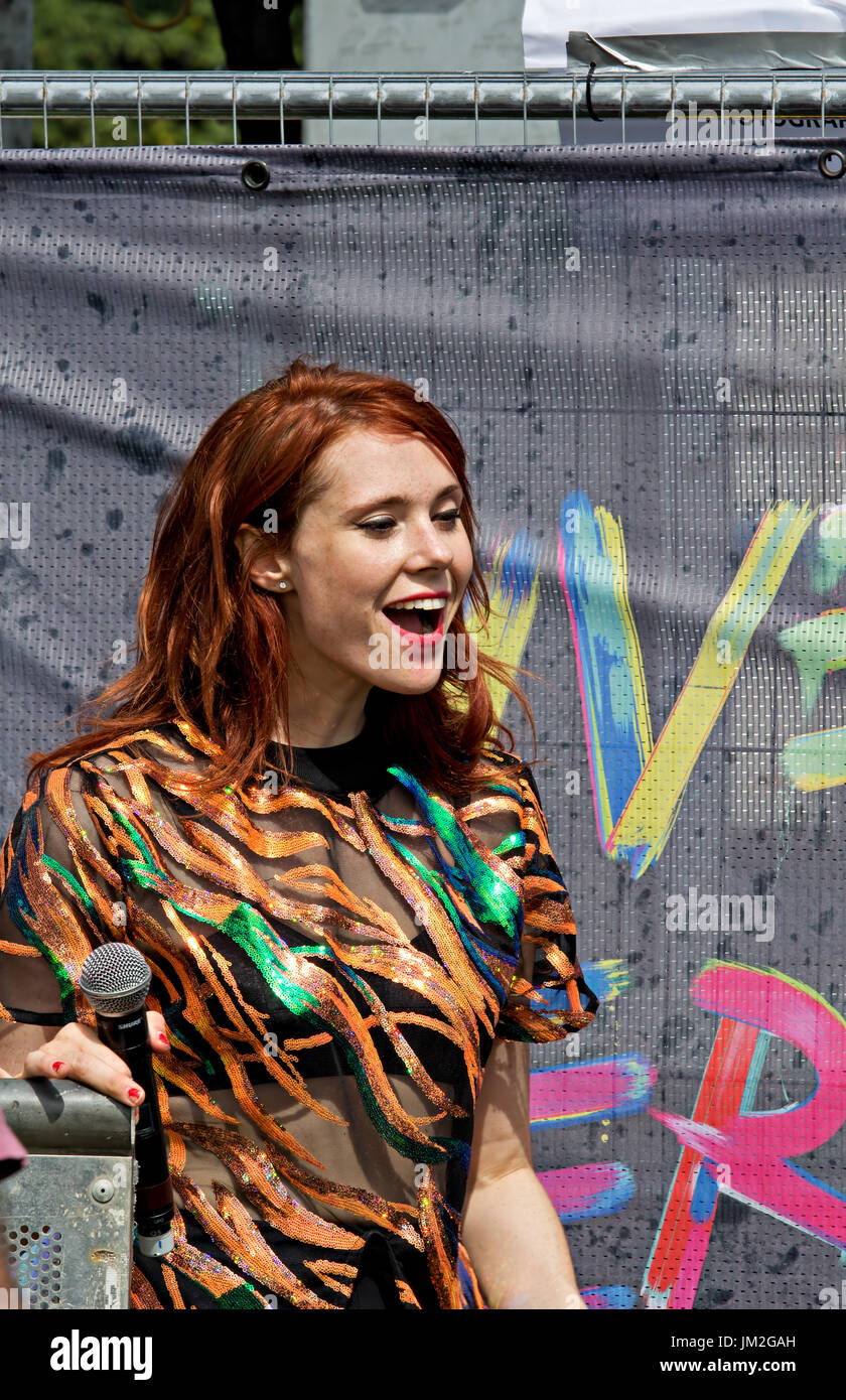 Kate Nash greeting her fans at the Liverpool International Music ...