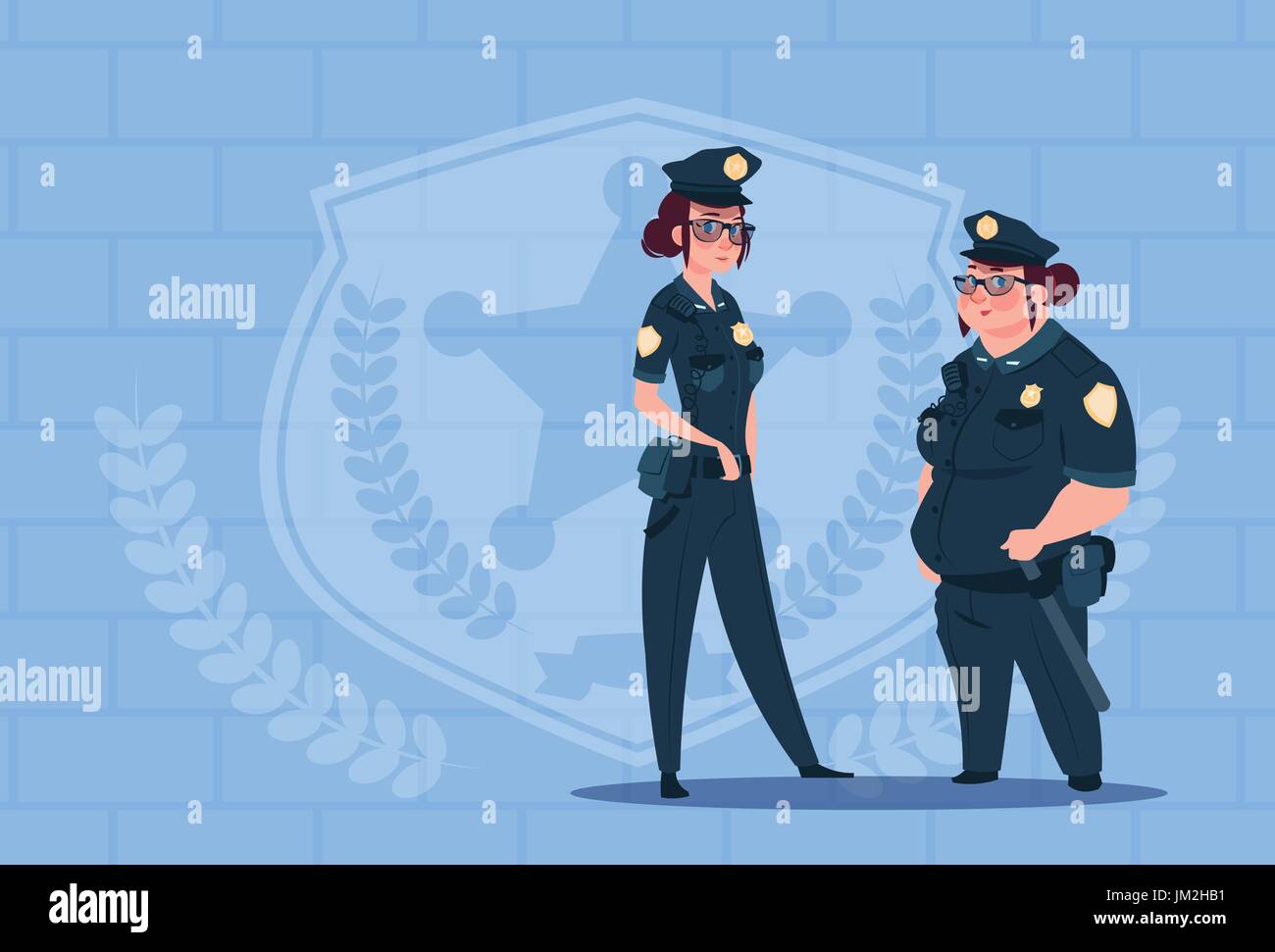 Police wearing safety belt Stock Vector Images - Alamy