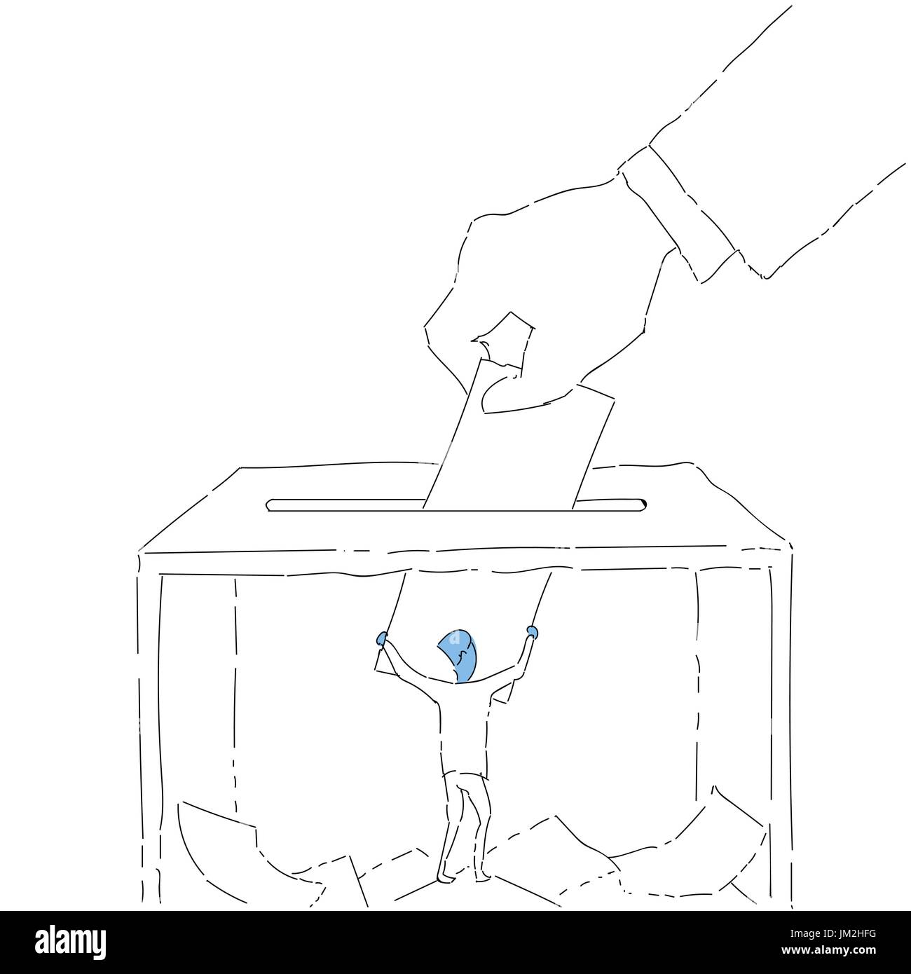 Voting ballot Stock Vector Images - Alamy