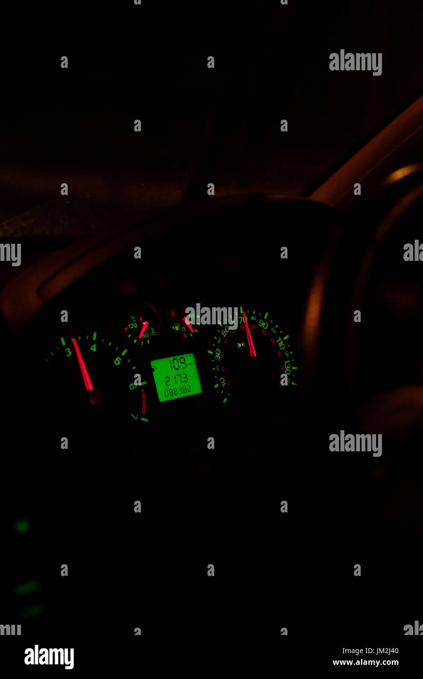Car dashboard lights hi-res stock photography and images - Alamy