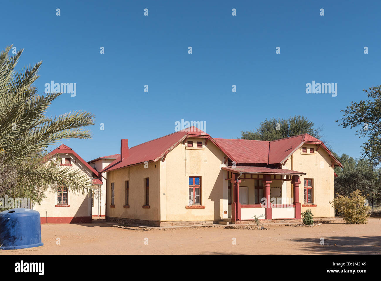 REHOBOTH, NAMIBIA - JUNE 14, 2017: The museum, in the old postmasters ...