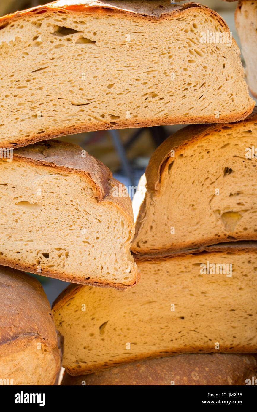 Traditional Turkish style made bread loaf Stock Photo - Alamy