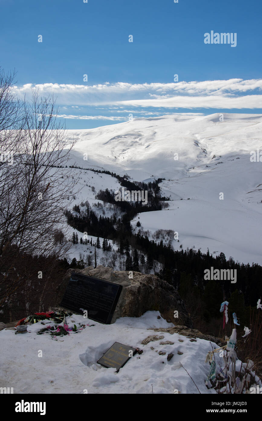 The magnificent mountain scenery of the Caucasus Nature Reserve Stock ...
