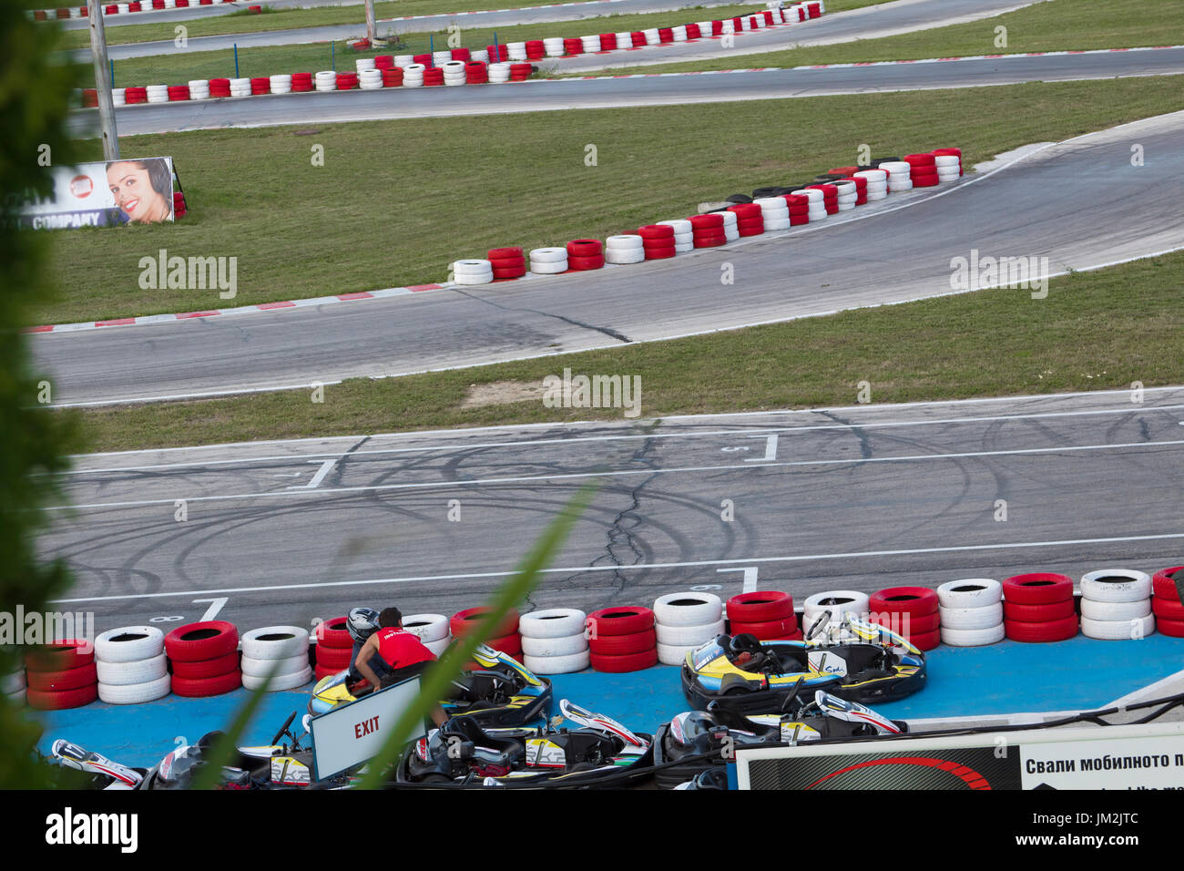 Carting track near my home. I lot of fun Stock Photo - Alamy