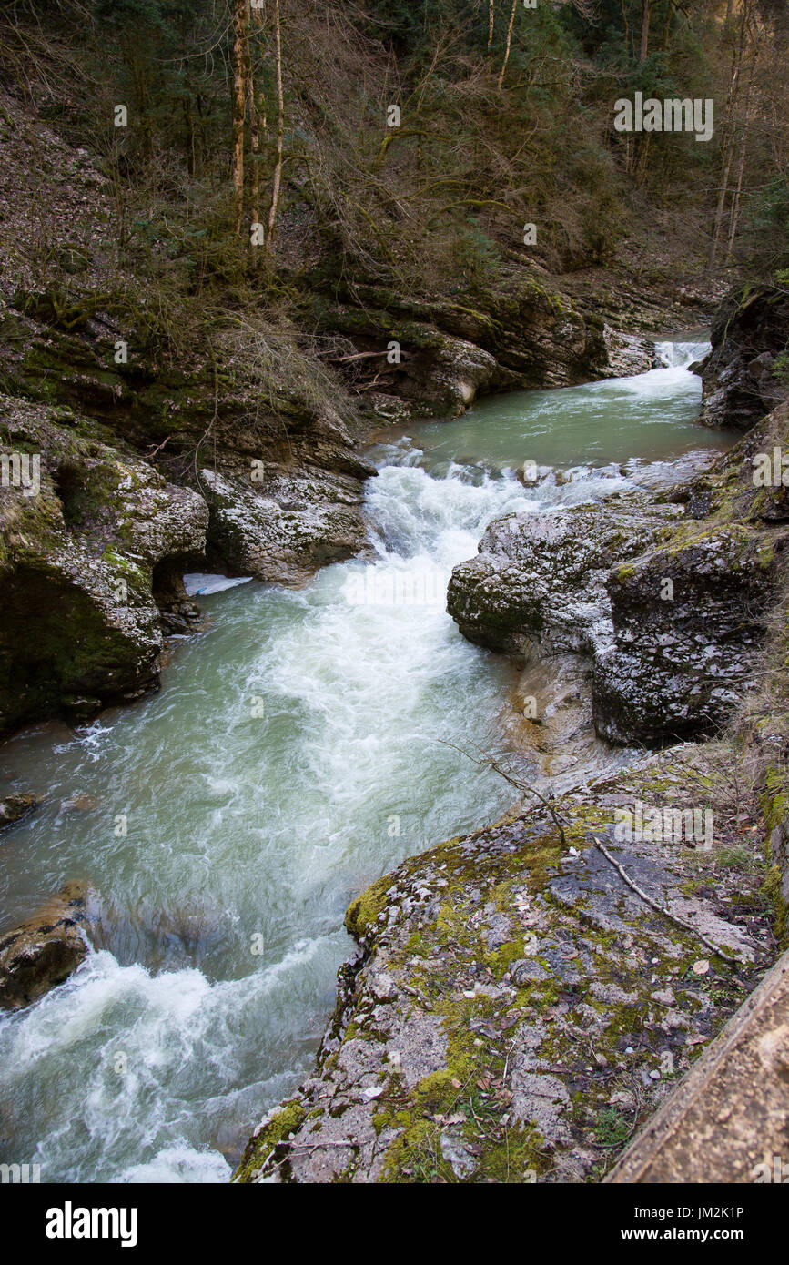 Beautiful mountain scenery . Guam gorge. Krasnodar region Stock Photo ...