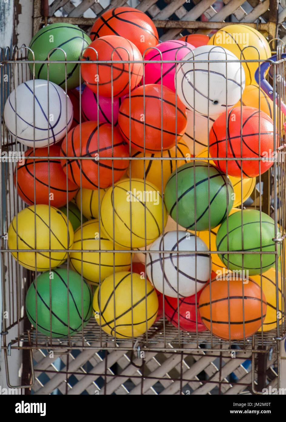 Rubber ball of various color as a background Stock Photo - Alamy