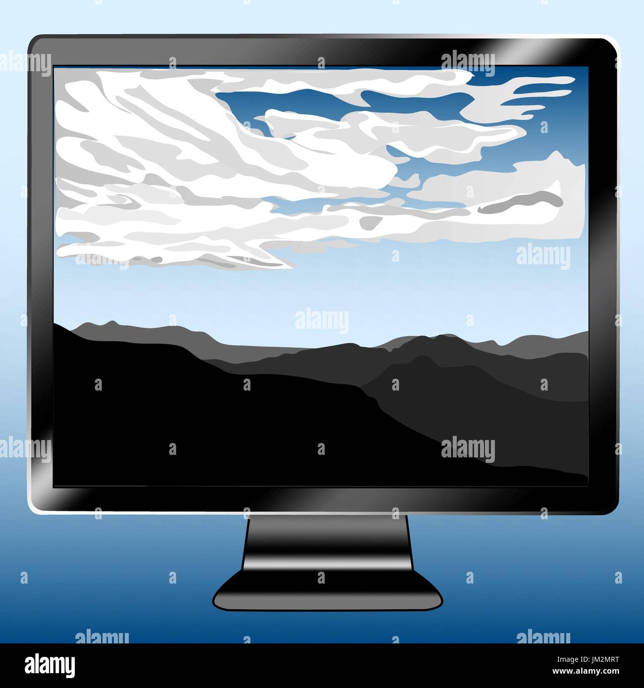 Blue sky l Stock Vector Images - Alamy