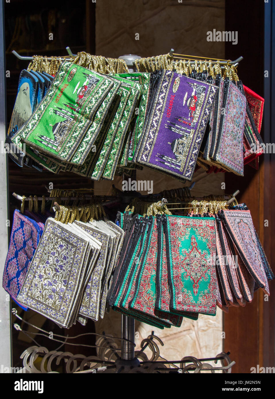 Traditional style handmade woven bags of fabric Stock Photo - Alamy