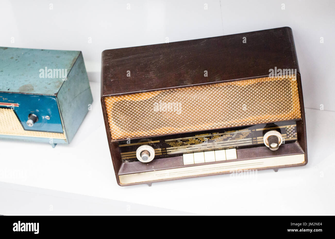 Retro styled image of an old radio Stock Photo - Alamy