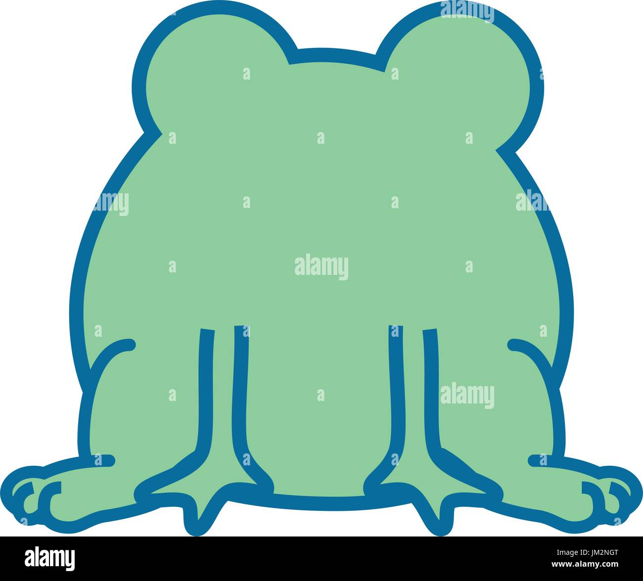 isolated cute standing toad icon vector illustration graphic design ...