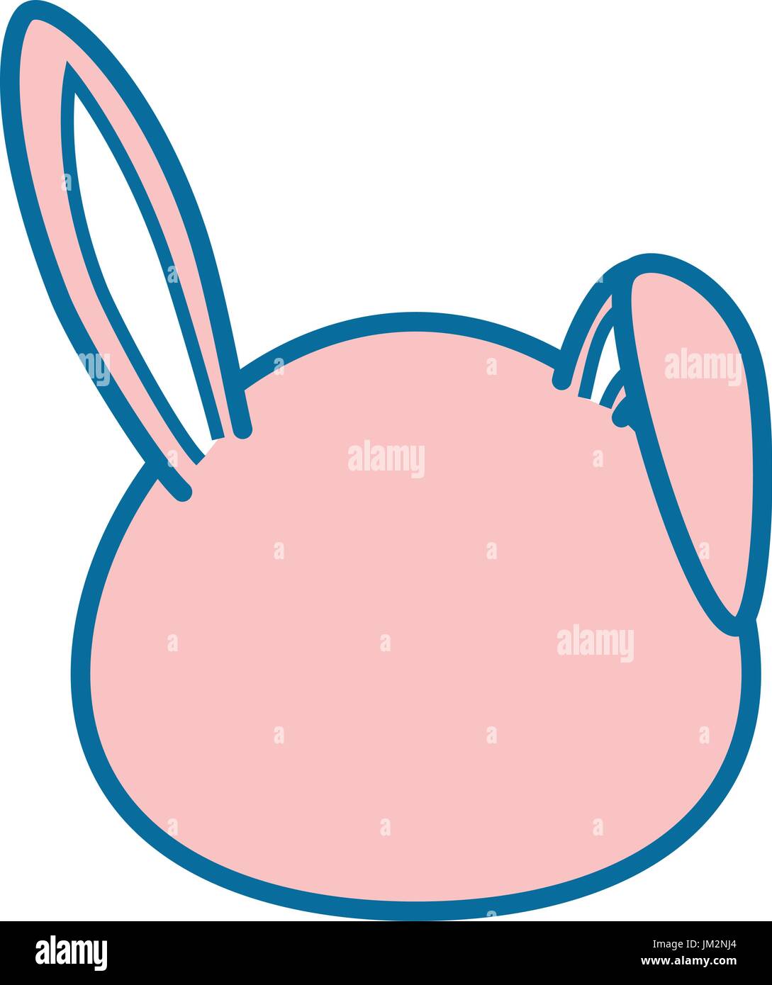isolated cute rabbit face icon vector illustration graphic design Stock ...