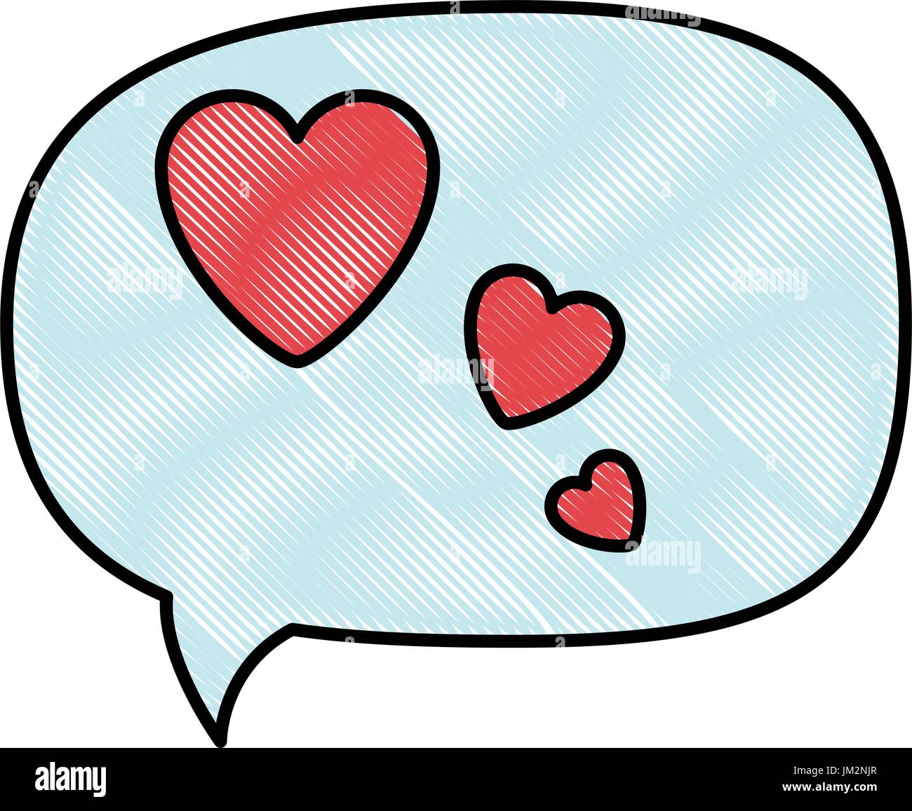 thinking love speech bubble icon vector illustration graphic design ...