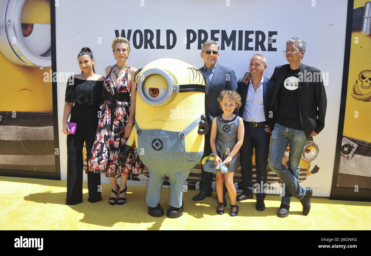 Film Premiere of Despicable Me 3 Featuring: Dana Gaier, Kristen Wiig ...