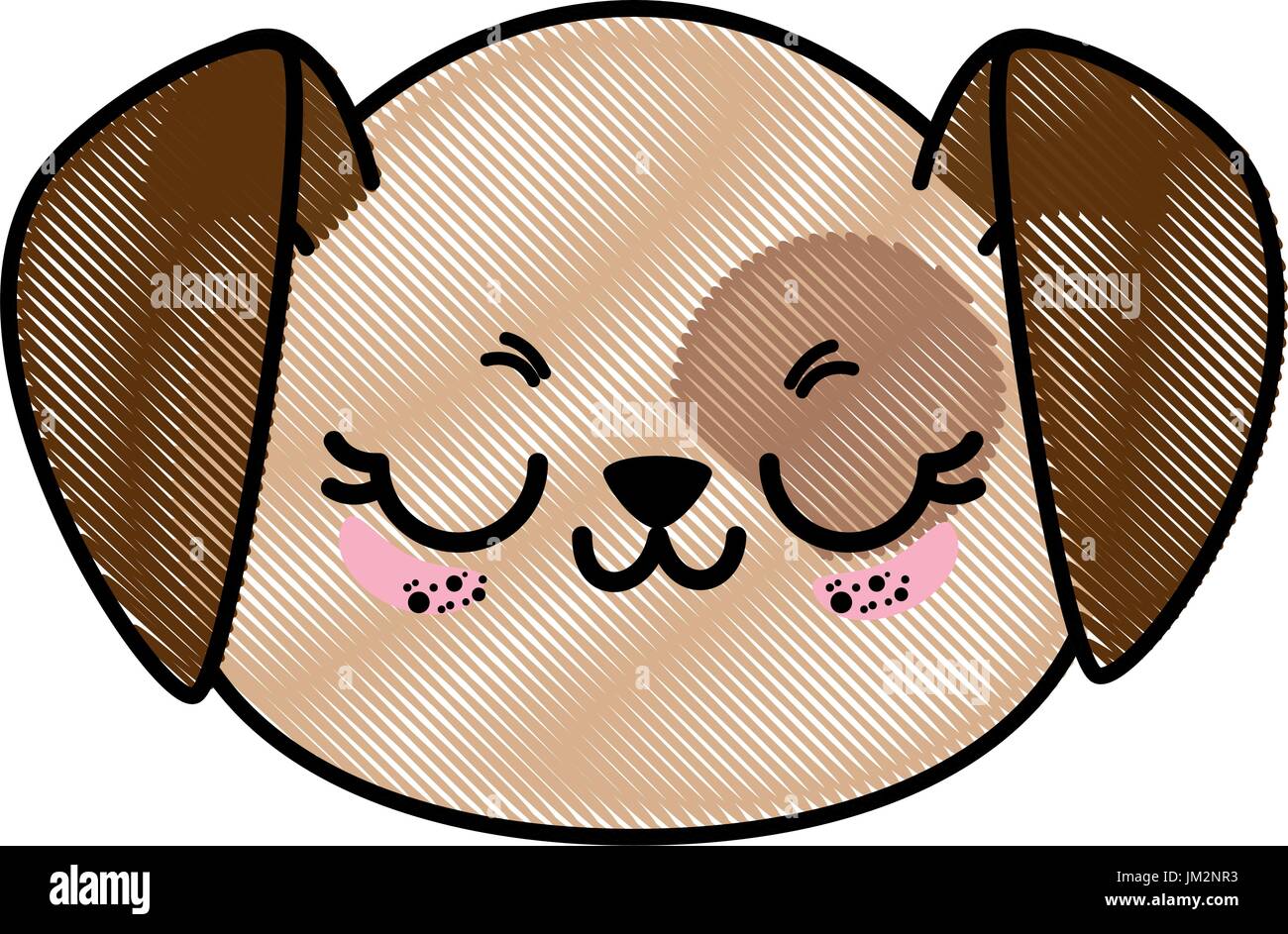 isolated cute dog face icon vector illustration graphic design Stock ...